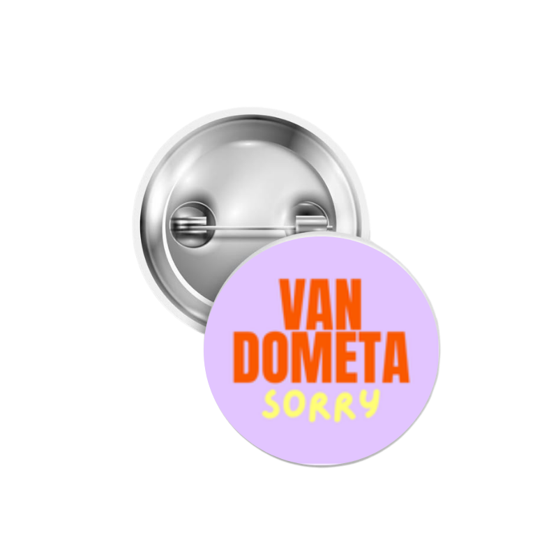 Bedž Van dometa sorry 37mm - Futrolamo